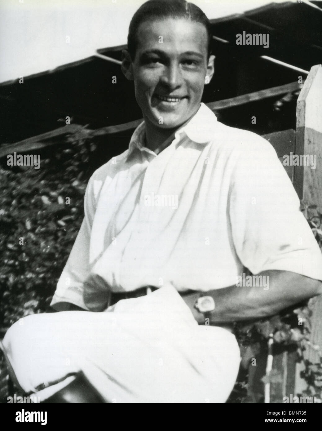 RUDOLPH VALENTINO - Italian-born US film actor (1895-1926 Stock Photo ...