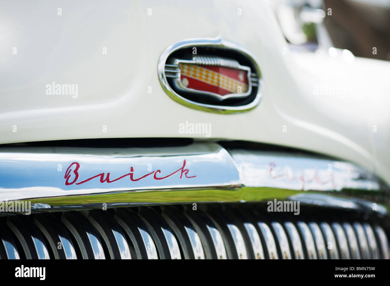 Buick eight front end a classic American car Stock Photo - Alamy