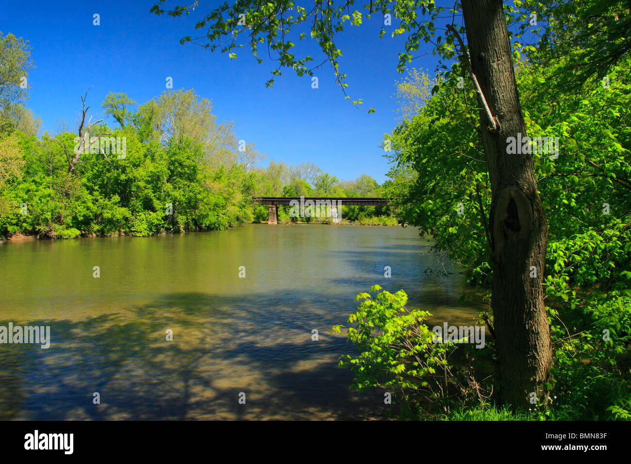 View of Monocacy River from Gambrill Mill Trail, Monocacy National ...