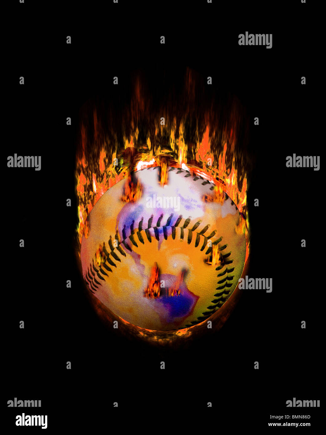 One touch baseball hi-res stock photography and images - Alamy