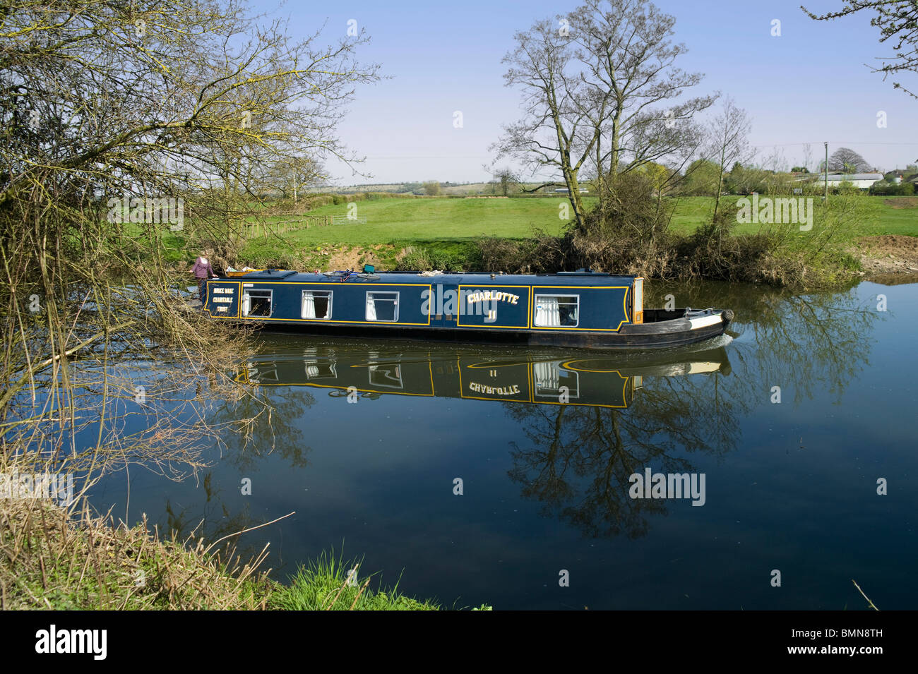 river avon evesham worcestershire england uk Stock Photo - Alamy