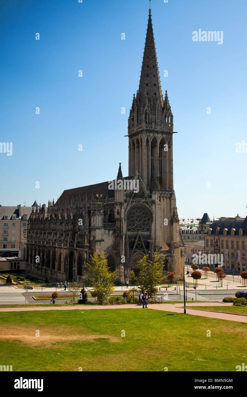 Caen cathedral normandy france hi-res stock photography and images - Alamy
