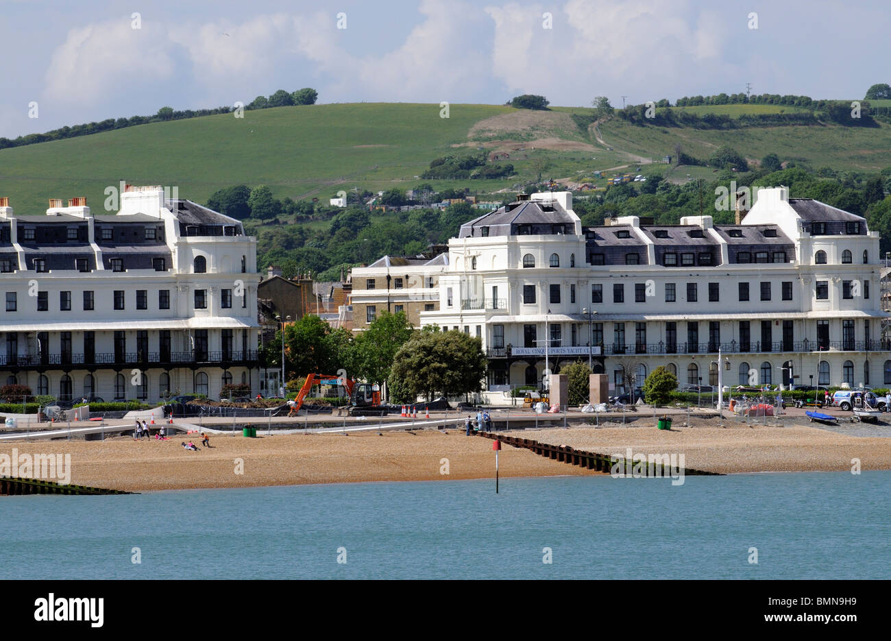 Royal Cinque Ports Yacht Club on Marine Parade Dover Kent England UK ...