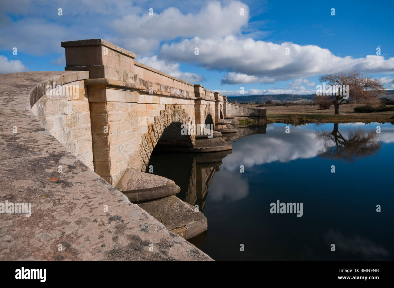 Ross Bridge over the Macquarie River on the outskirts of the village of ...