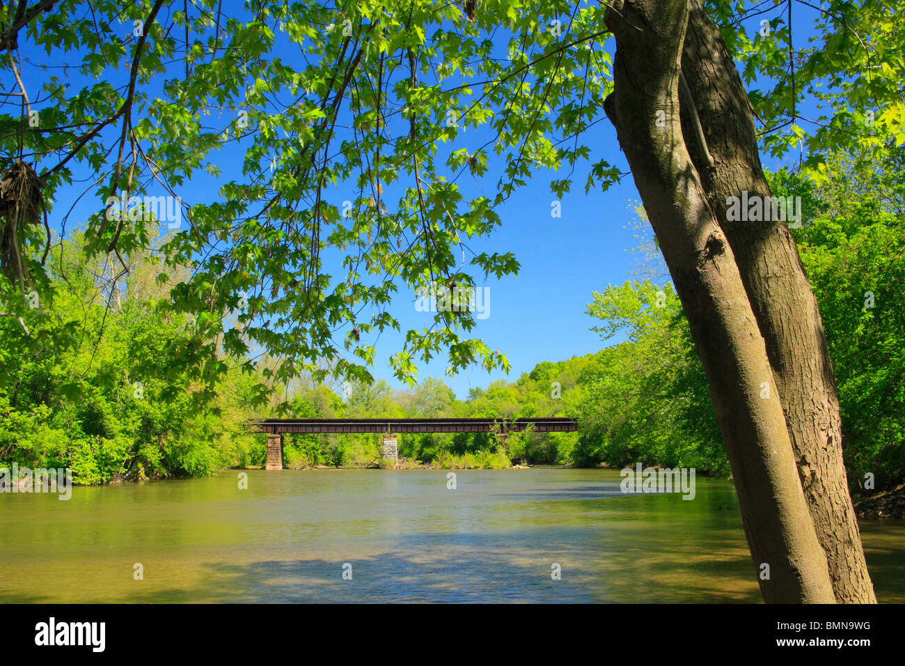View of Monocacy River from Gambrill Mill Trail, Monocacy National ...
