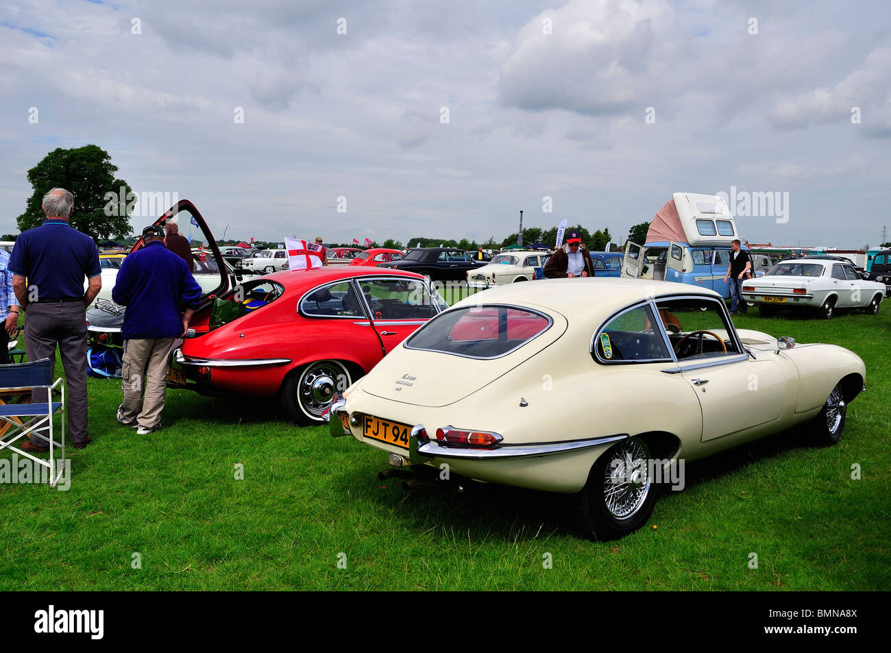 Jaguar E-type at Classic Car Show in Luton 2010 Stock Photo - Alamy