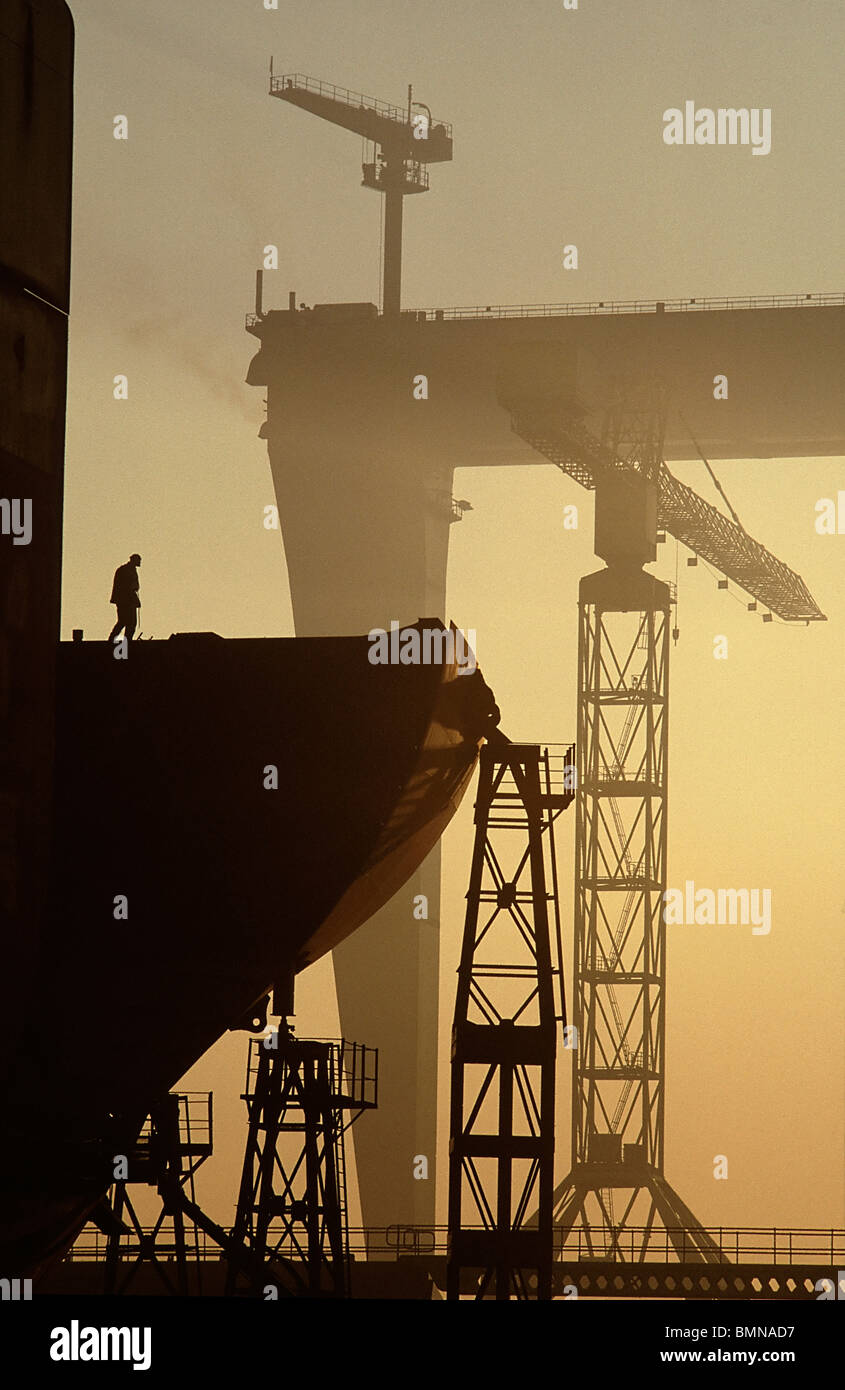 Harland & Wolff shipyard Belfast Stock Photo - Alamy