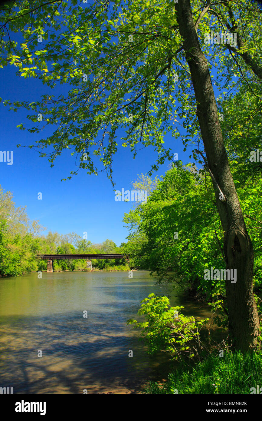 View of Monocacy River from Gambrill Mill Trail, Monocacy National ...