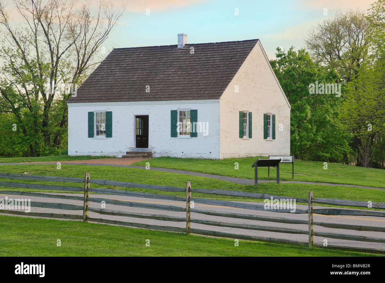 Dunker Church, Antietam National Battlefield, Sharpsburg, Maryland, USA ...