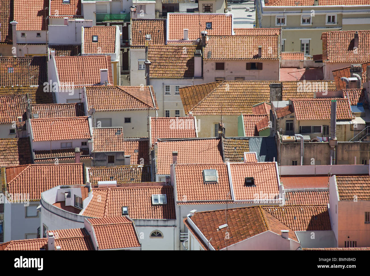 Red tile rooftops portugal hi-res stock photography and images - Alamy