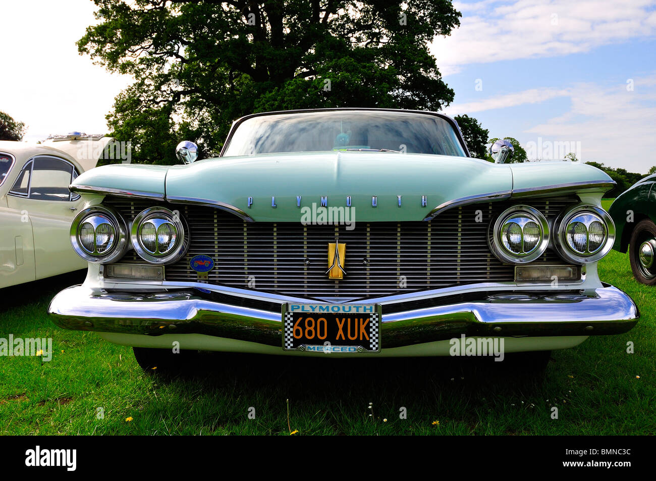 Plymouth car at Classic Car Show in Luton 2010 Stock Photo - Alamy