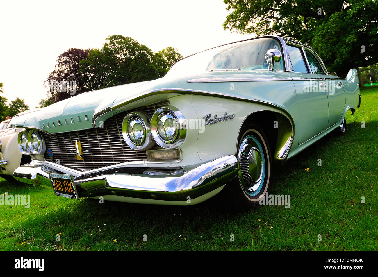 Plymouth car at Classic Car Show in Luton 2010 Stock Photo - Alamy