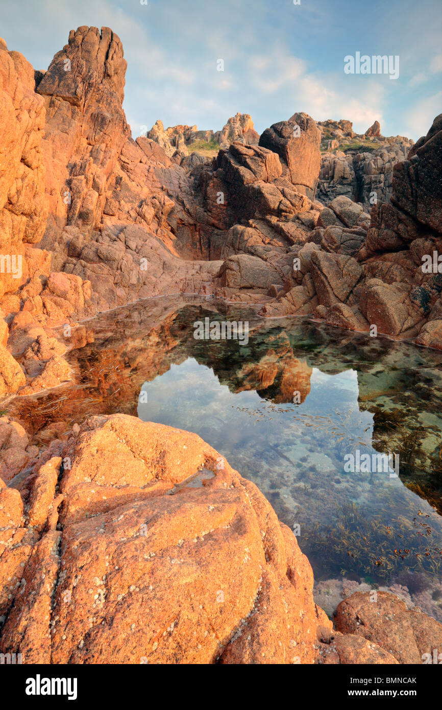 Reflections amidst the interesting geological formations of Albecg on ...