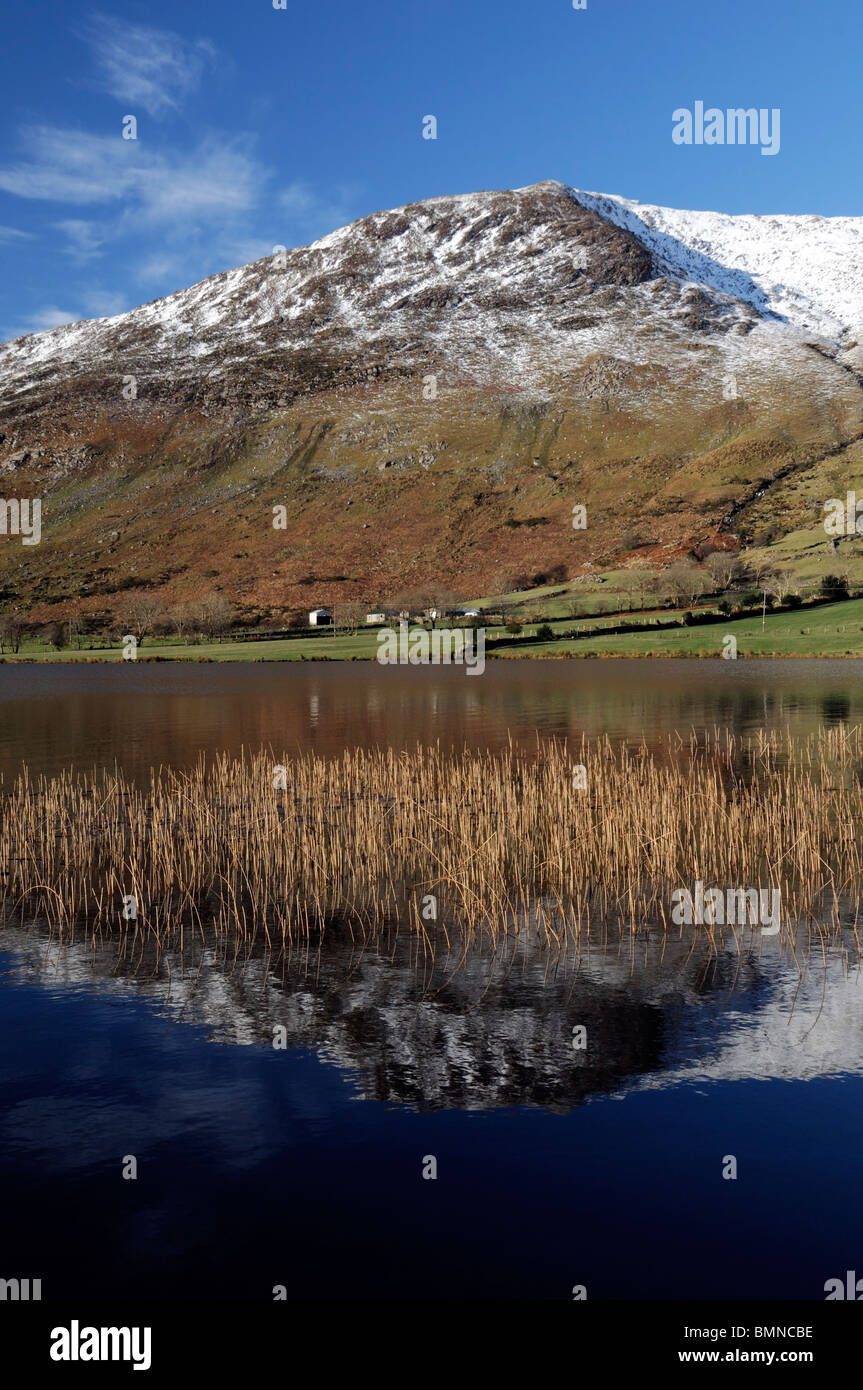 Lough lake brinn brin black valley killarney kerry snow cover covered ...