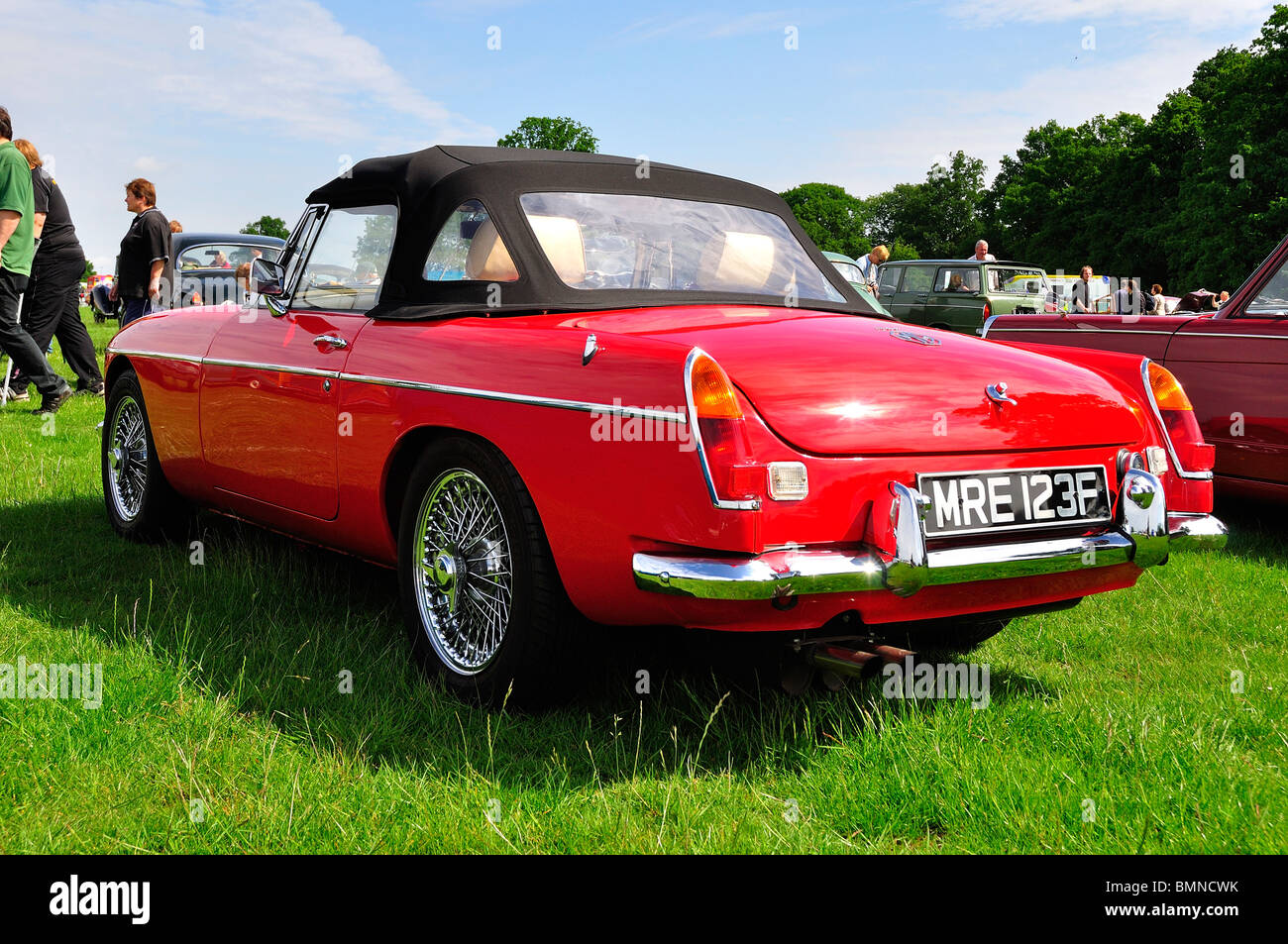 MG Roadster at Classic Car Show in Luton 2010 Stock Photo - Alamy