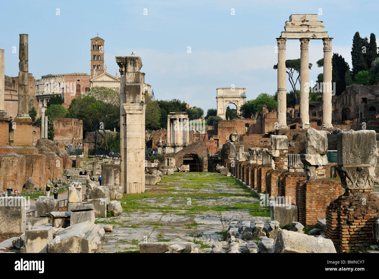 The roman forum ancient ruins hi-res stock photography and images - Alamy