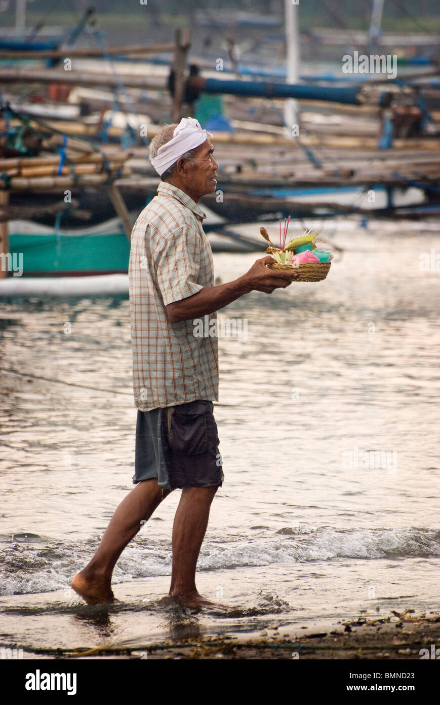 On the Balinese Hindu holy day of Kuningan, the people of the village ...