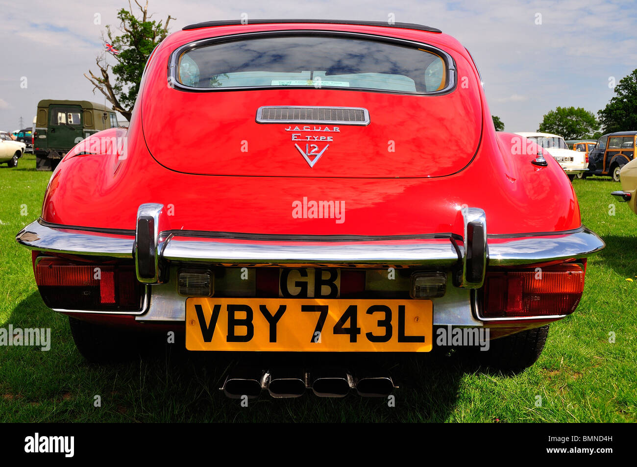 Jaguar E-type at Classic Car Show in Luton 2010 Stock Photo - Alamy