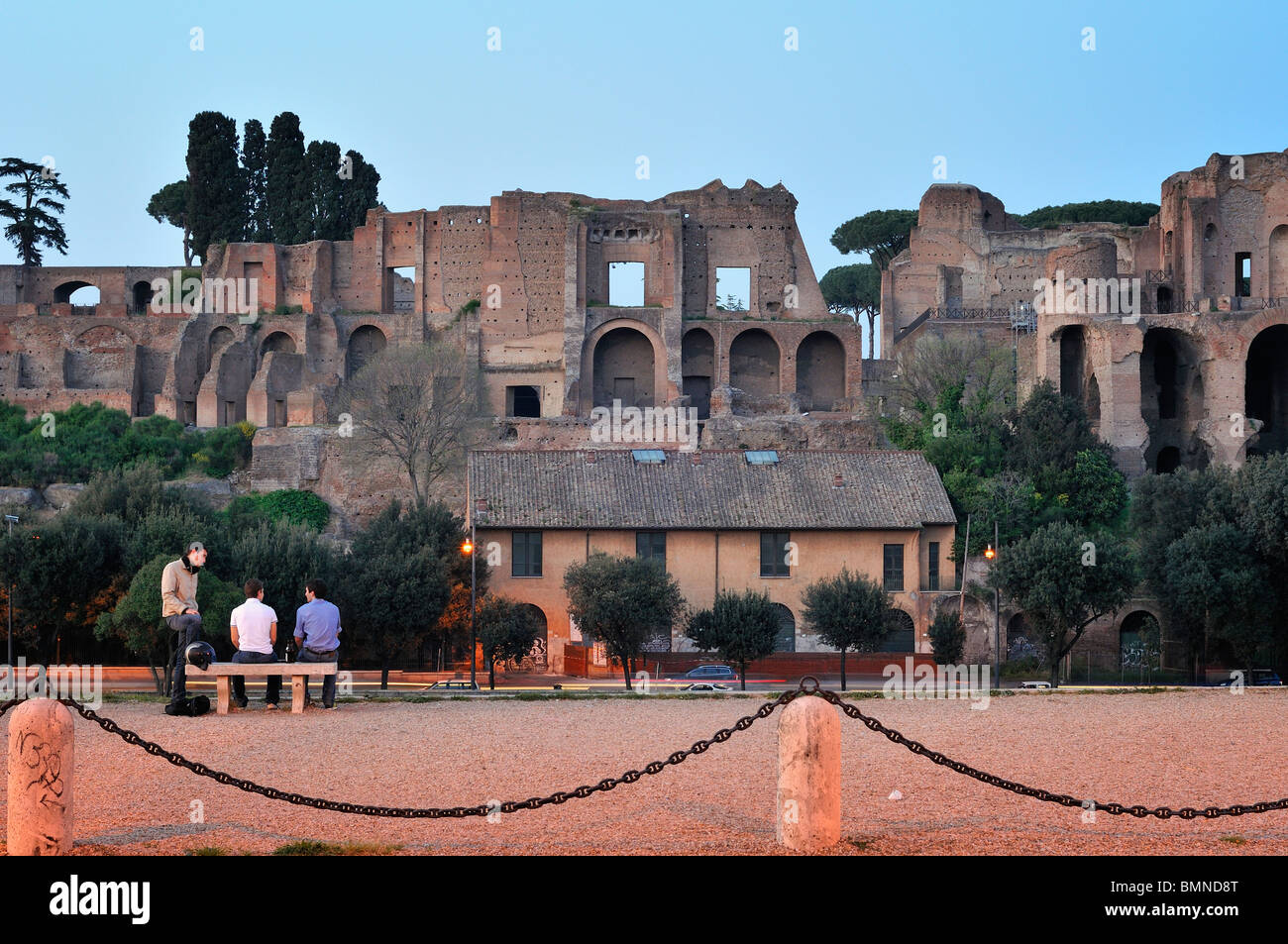 Rome. Italy. The Palatine. Palatino Stock Photo - Alamy