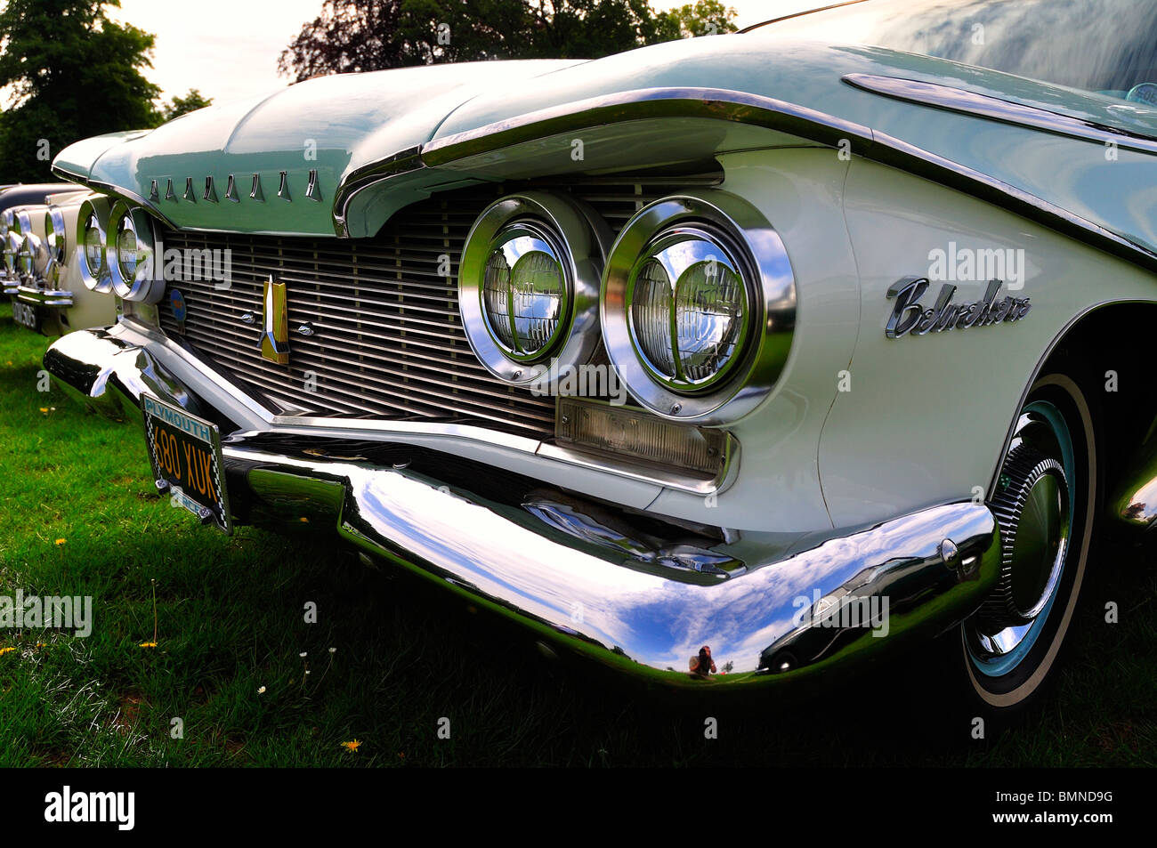 Plymouth car at Classic Car Show in Luton 2010 Stock Photo - Alamy