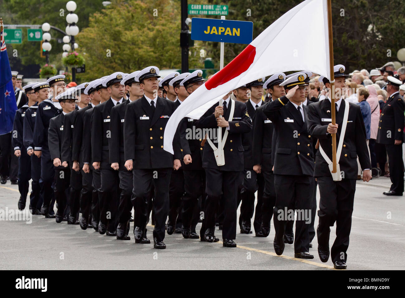 Japanese military parade hi-res stock photography and images - Alamy