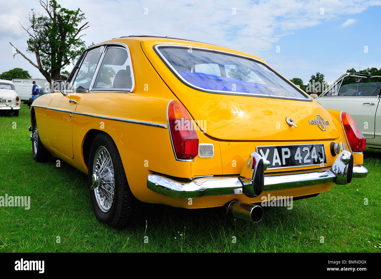 MG car at Classic Car Show in Luton Stock Photo - Alamy