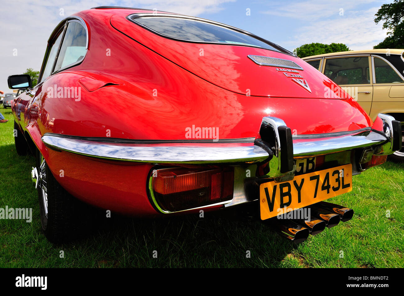Jaguar E-type at Classic Car Show in Luton 2010 Stock Photo - Alamy