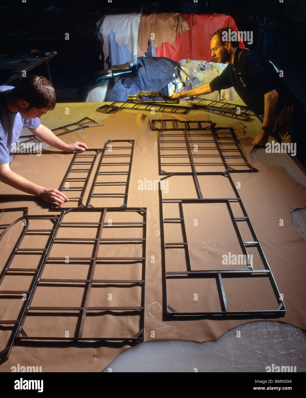 Hand crafted ,interior manufacture, Rolls Royce Motors Stock Photo - Alamy