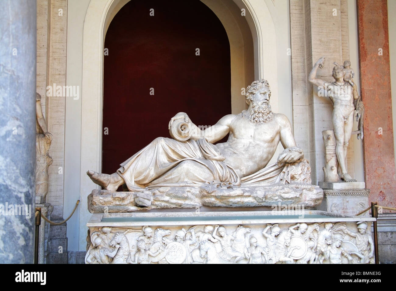 Rome, Italy; Statue Of Tigris Stock Photo - Alamy