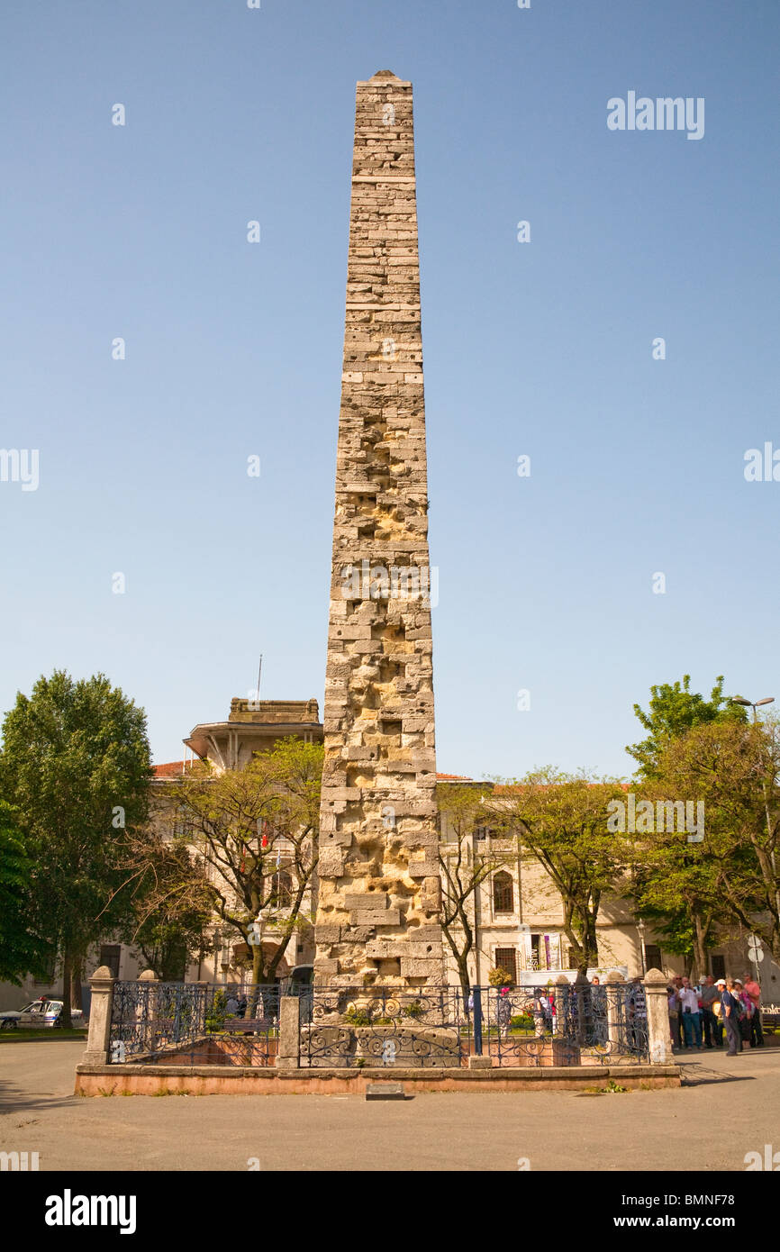 The Column of Constantine in the Hippodrome, Istanbul, Turkey Stock ...