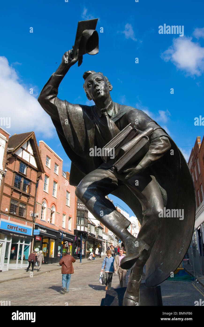 Guildford, Surrey Scholar Statue Stock Photo - Alamy