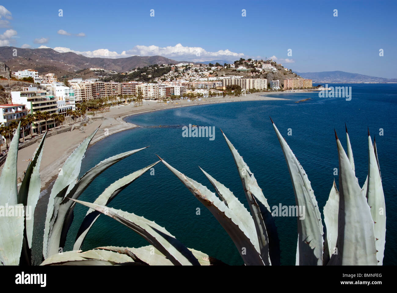 Andalusia, Almunecar Beach Scene Stock Photo - Alamy