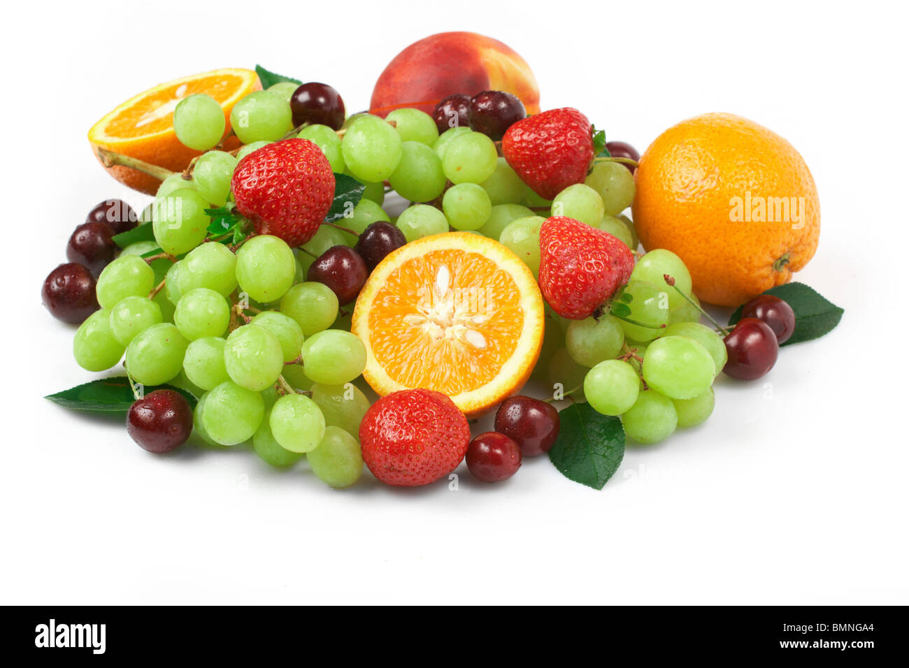 Still life cherry fruits Cut Out Stock Images & Pictures - Alamy