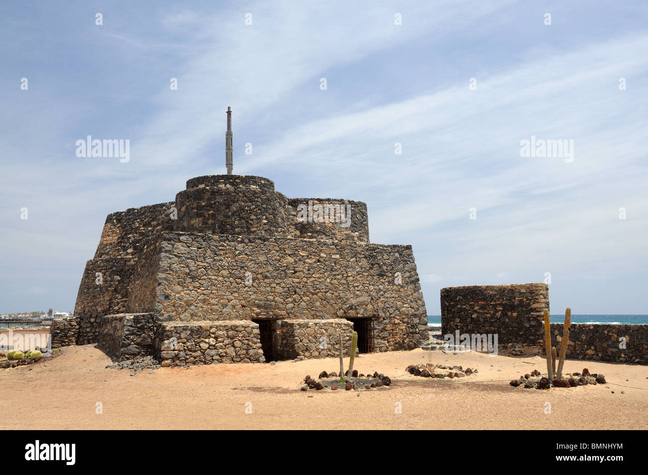 Ancient Castle in Caleta de Fuste. Canary Island Fuerteventura, Spain ...