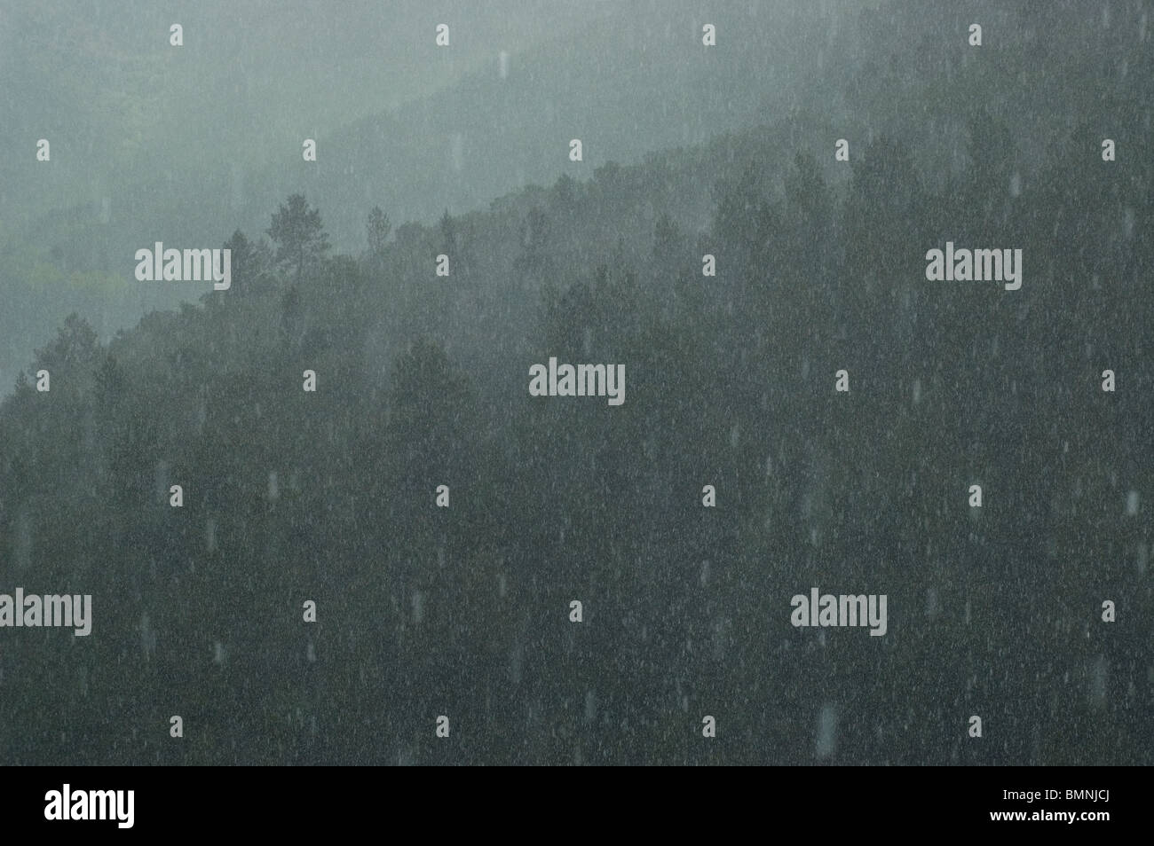 Rain raining mountain nature hi-res stock photography and images - Alamy