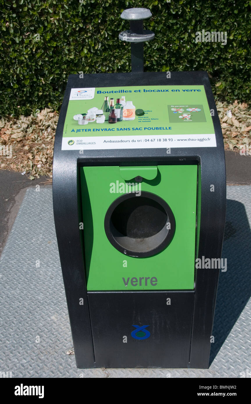 French Recycling Bins High Resolution Stock Photography and Images - Alamy