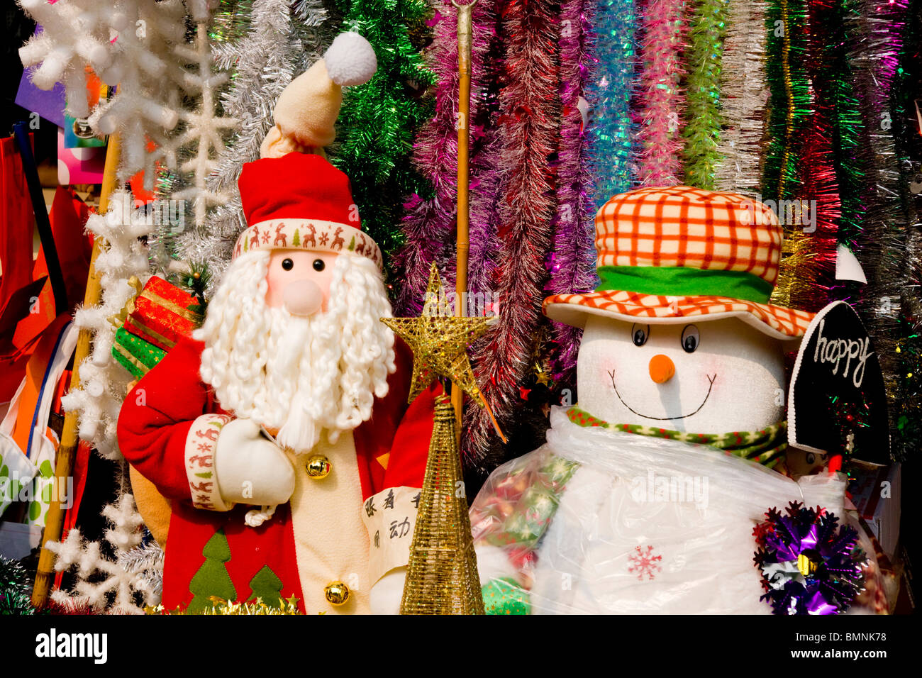 China Guangzhou Shop Christmas Characters Stock Photo - Alamy