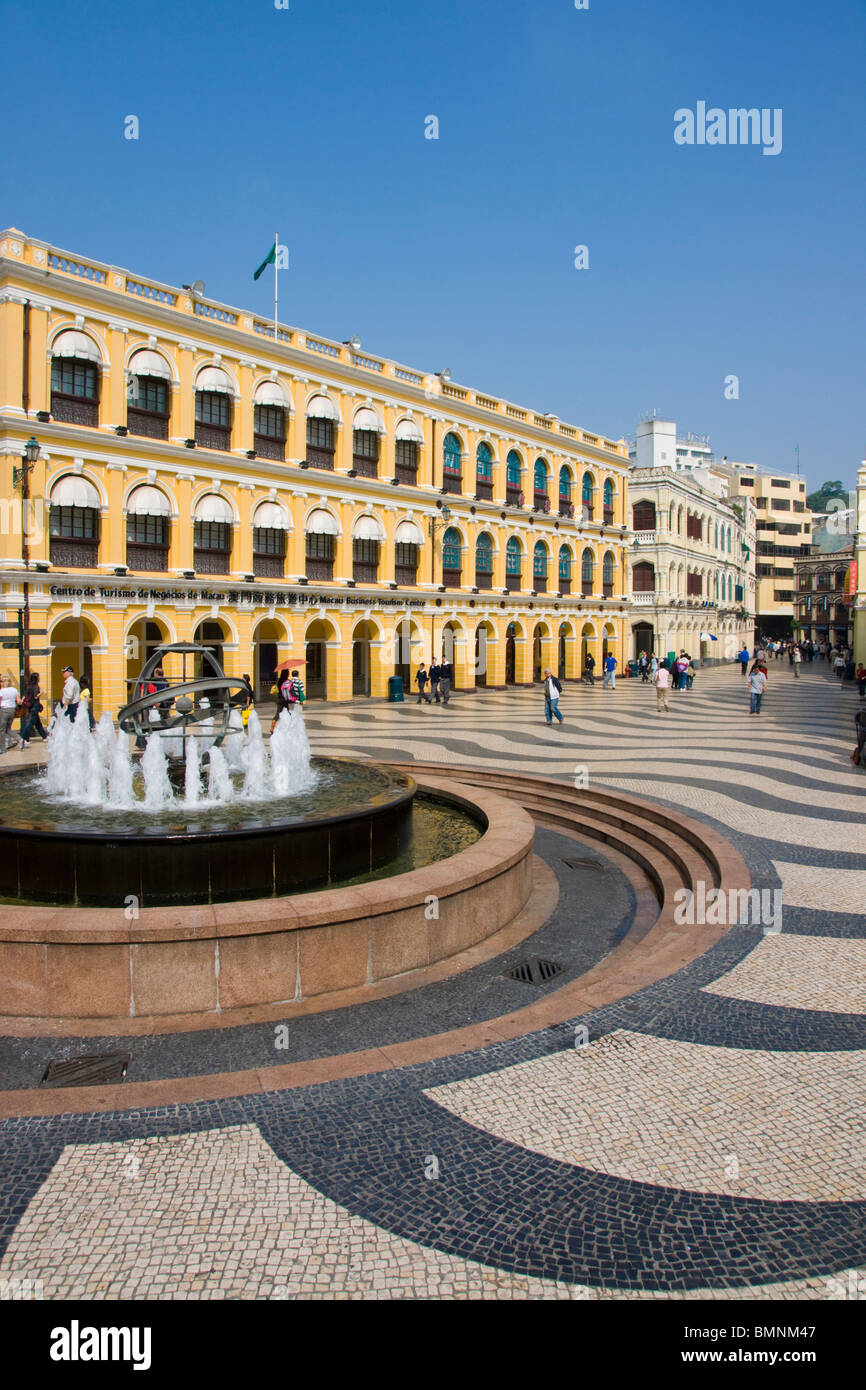Asia, China, Macau, Senate Square, Largo De Senado Stock Photo - Alamy