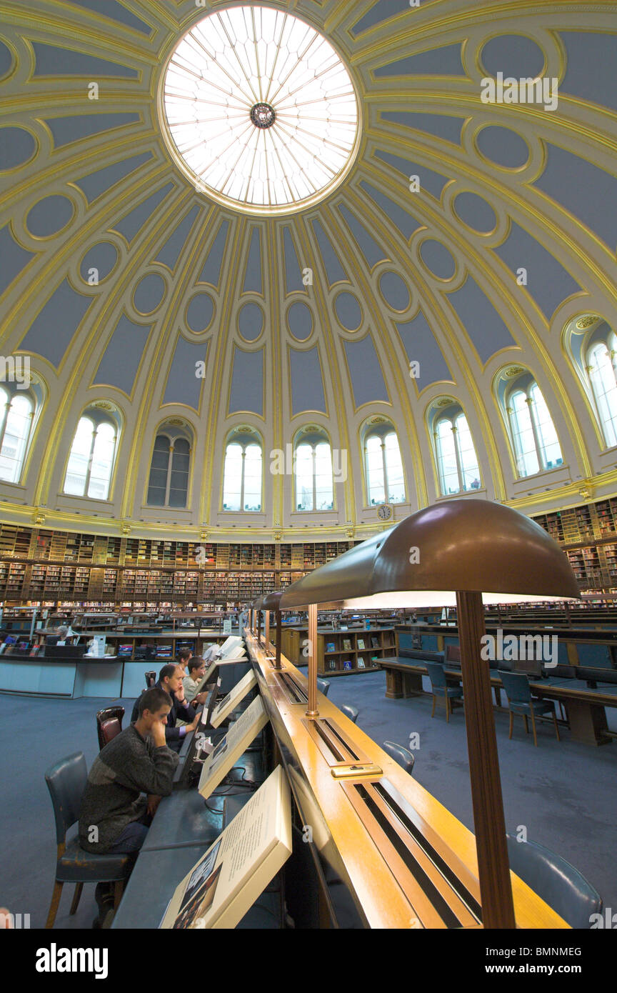 British Museum, Great Hall Reading Room Stock Photo - Alamy