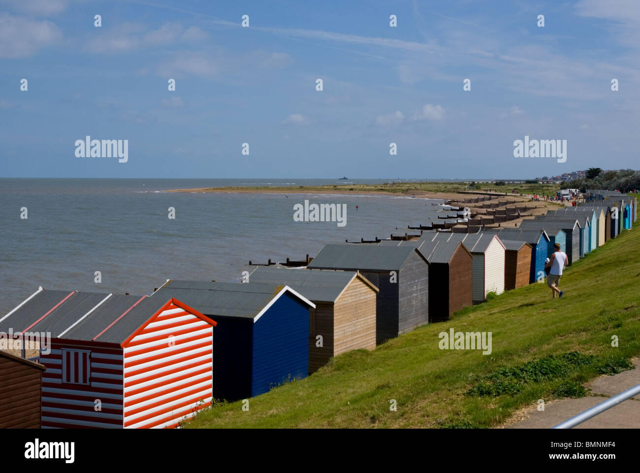Europe, Uk, England, Kent, Whitstable, Tankerton Beach Stock Photo - Alamy
