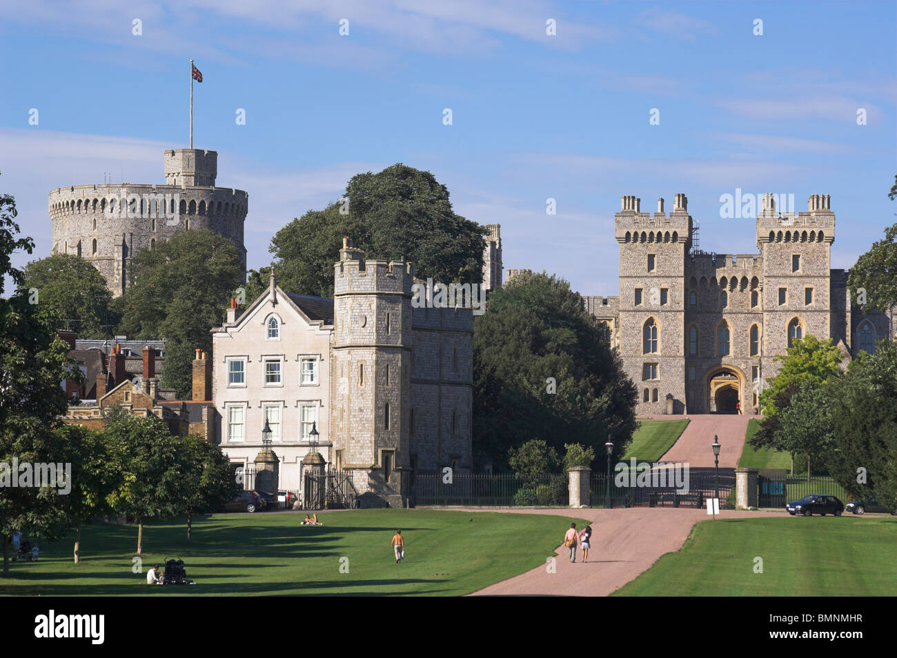 Windsor Castle From Long Walk Stock Photo - Alamy