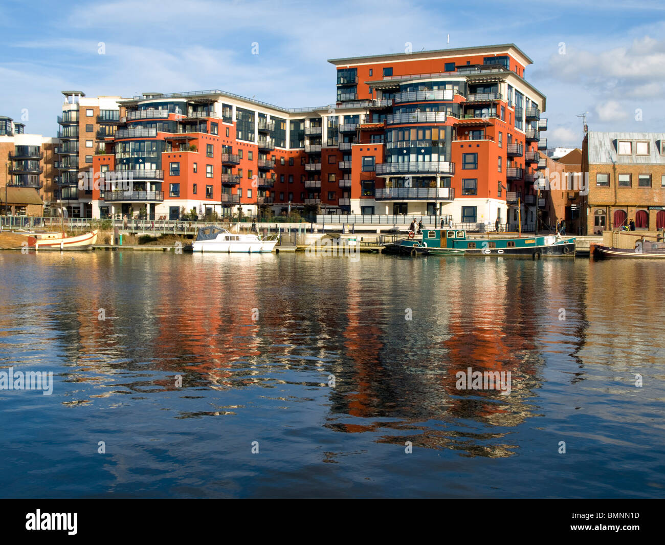 Uk, England, London, Surrey, Kingston-upon-thames, Riverside Stock ...