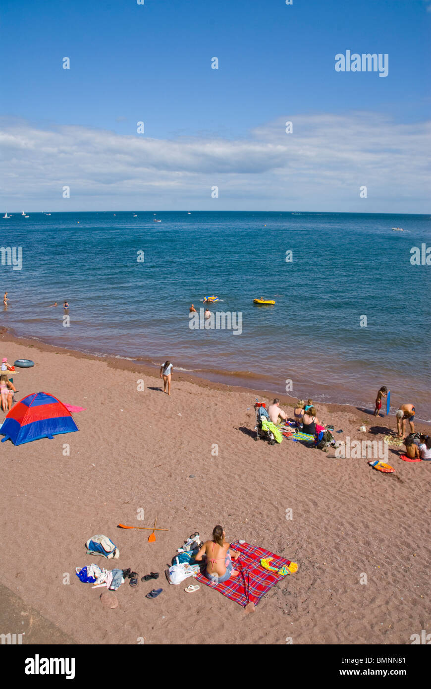 Devon, Shaldon Ness Beach Stock Photo - Alamy