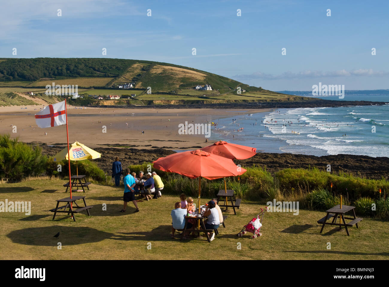 North Devon Croyde Bay Stock Photo - Alamy