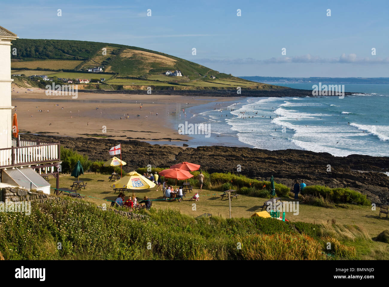 North Devon, Croyde Bay Stock Photo - Alamy