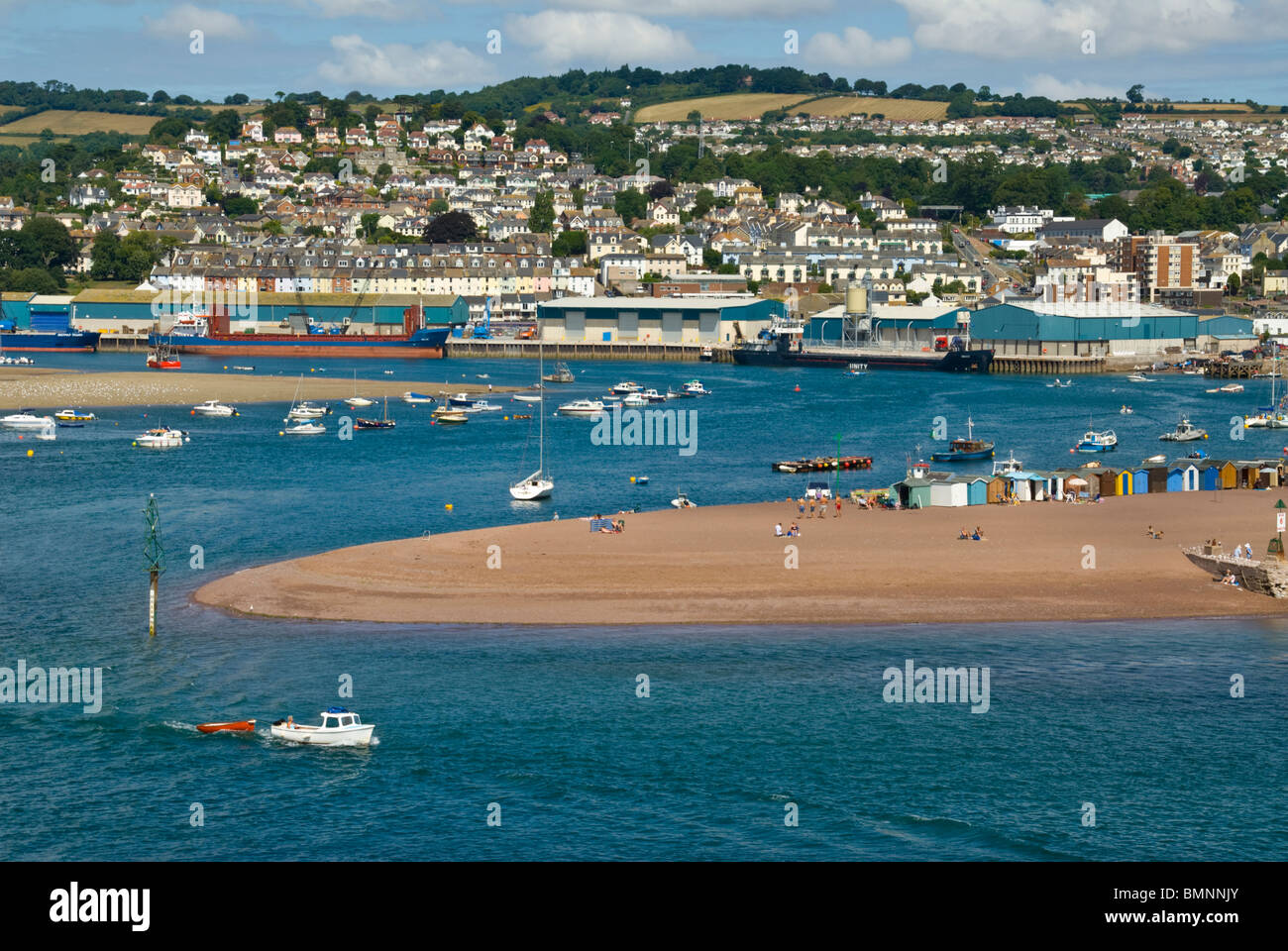 Devon, Teignmouth Port Stock Photo - Alamy