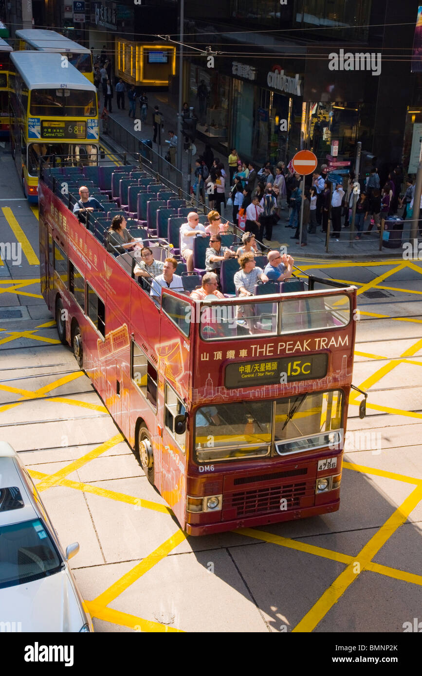 Central District, Open Top Bus Stock Photo - Alamy