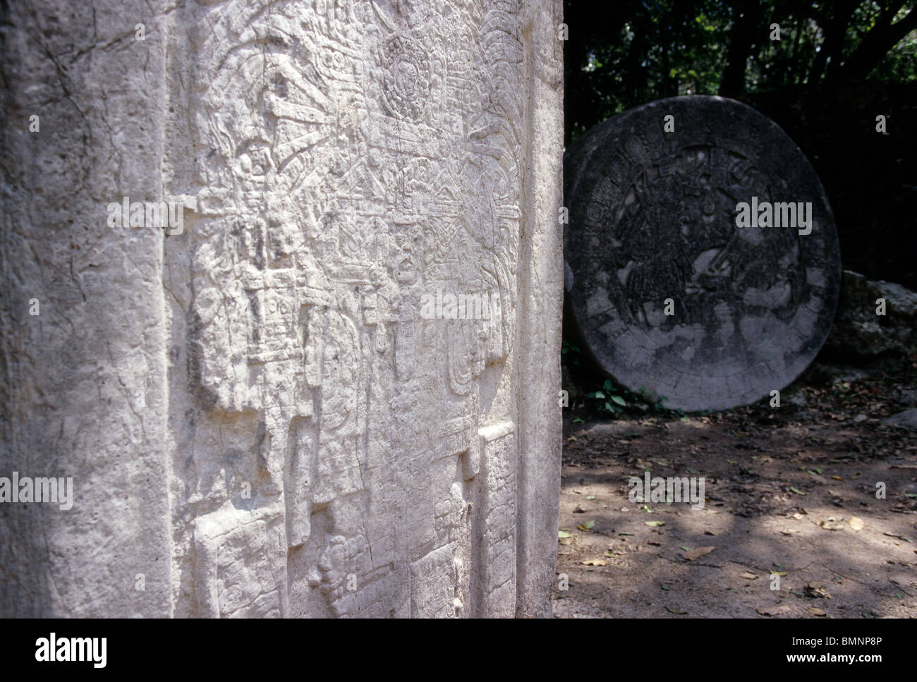 Architecture ruins stelae stone shrine temple hi-res stock photography ...