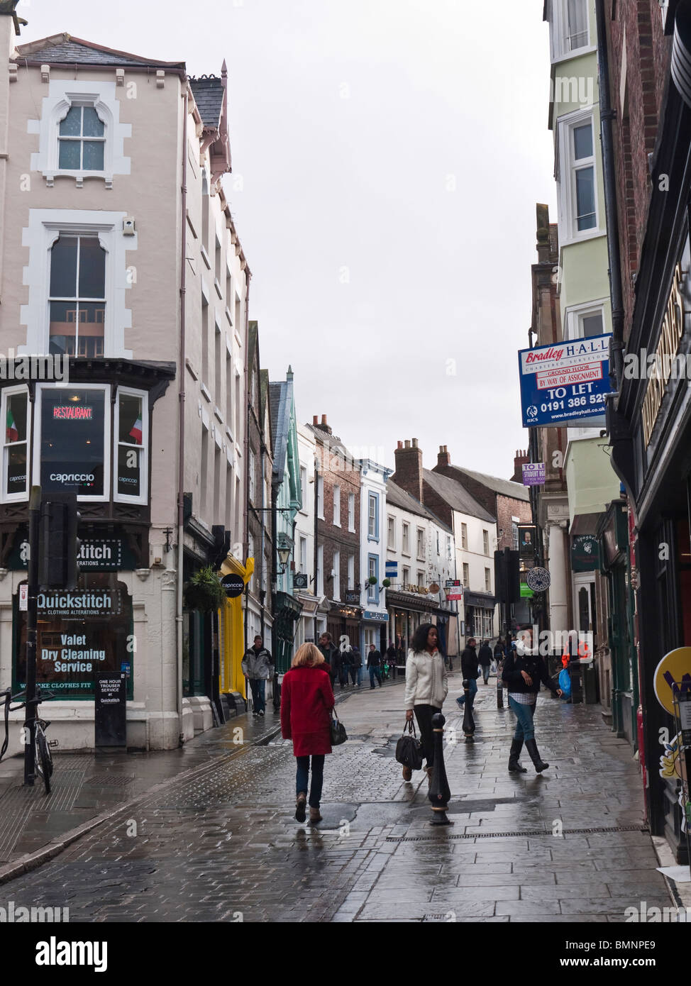 Saddler Street, Durham City, UK Stock Photo - Alamy