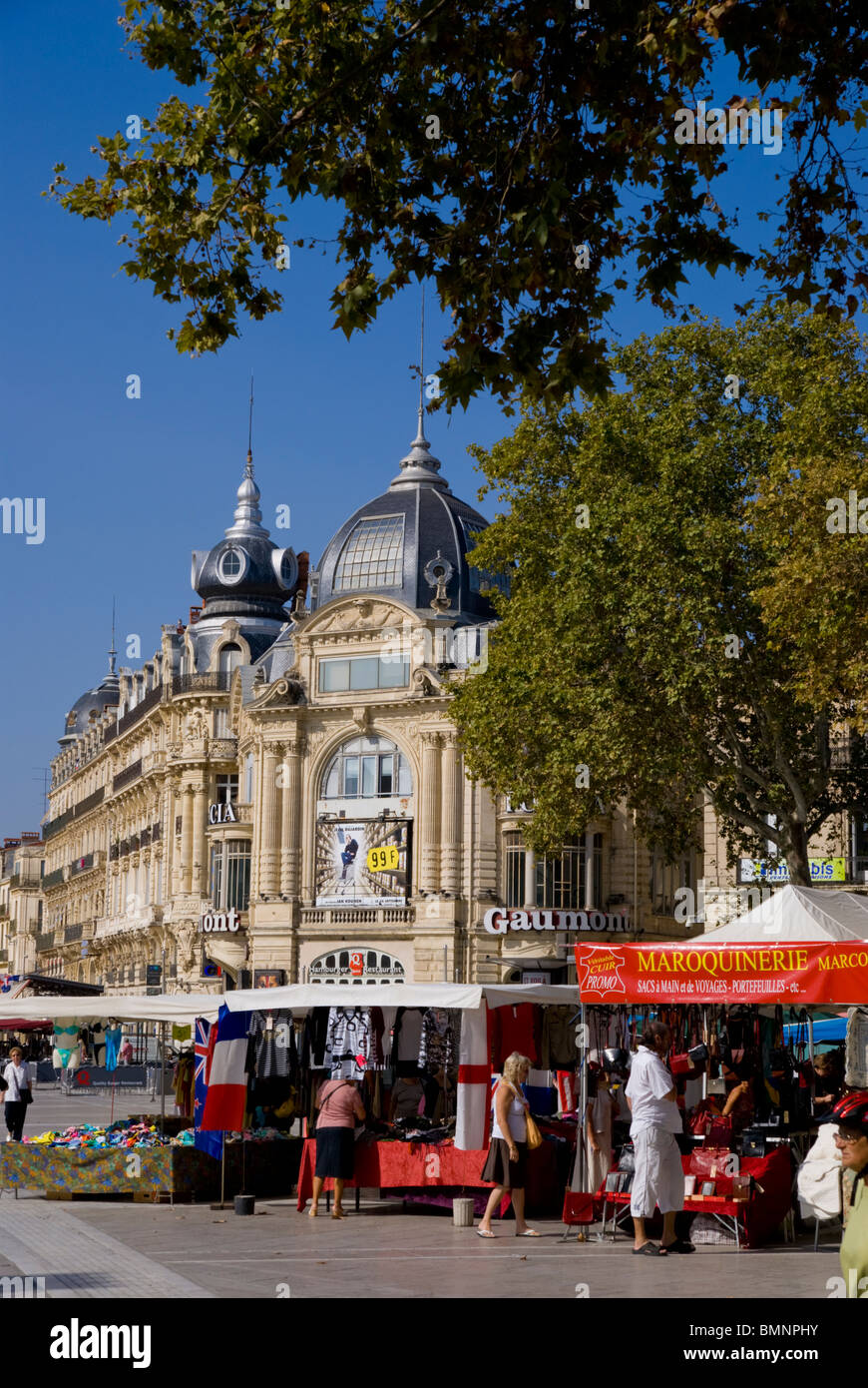 Montpellier, Place De La Comedie Stock Photo - Alamy